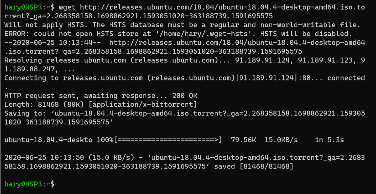 Cara Download File Menggunakan Terminal - BelajarLinux.org
